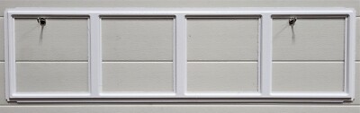 CLOPAY Garage Doors MADISON 611 WHITE Replacement Window Inserts/LONG ...