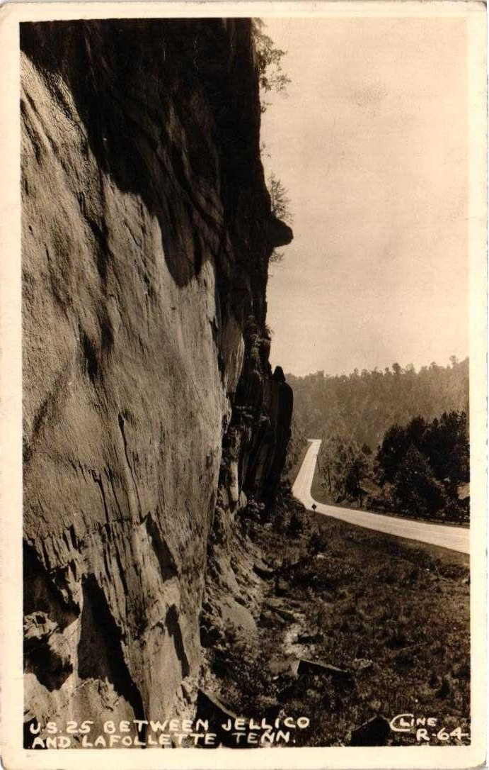 US 25 BETWEEN JELLICO AND LAFOLLETTE, TN RPPC Cline Photo R - 63 1940's | eBay