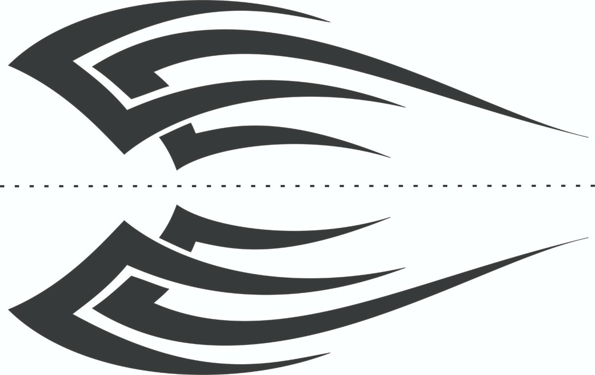 Tribal Motorcycle Designs Front Fender Tribal Universal Sticker For