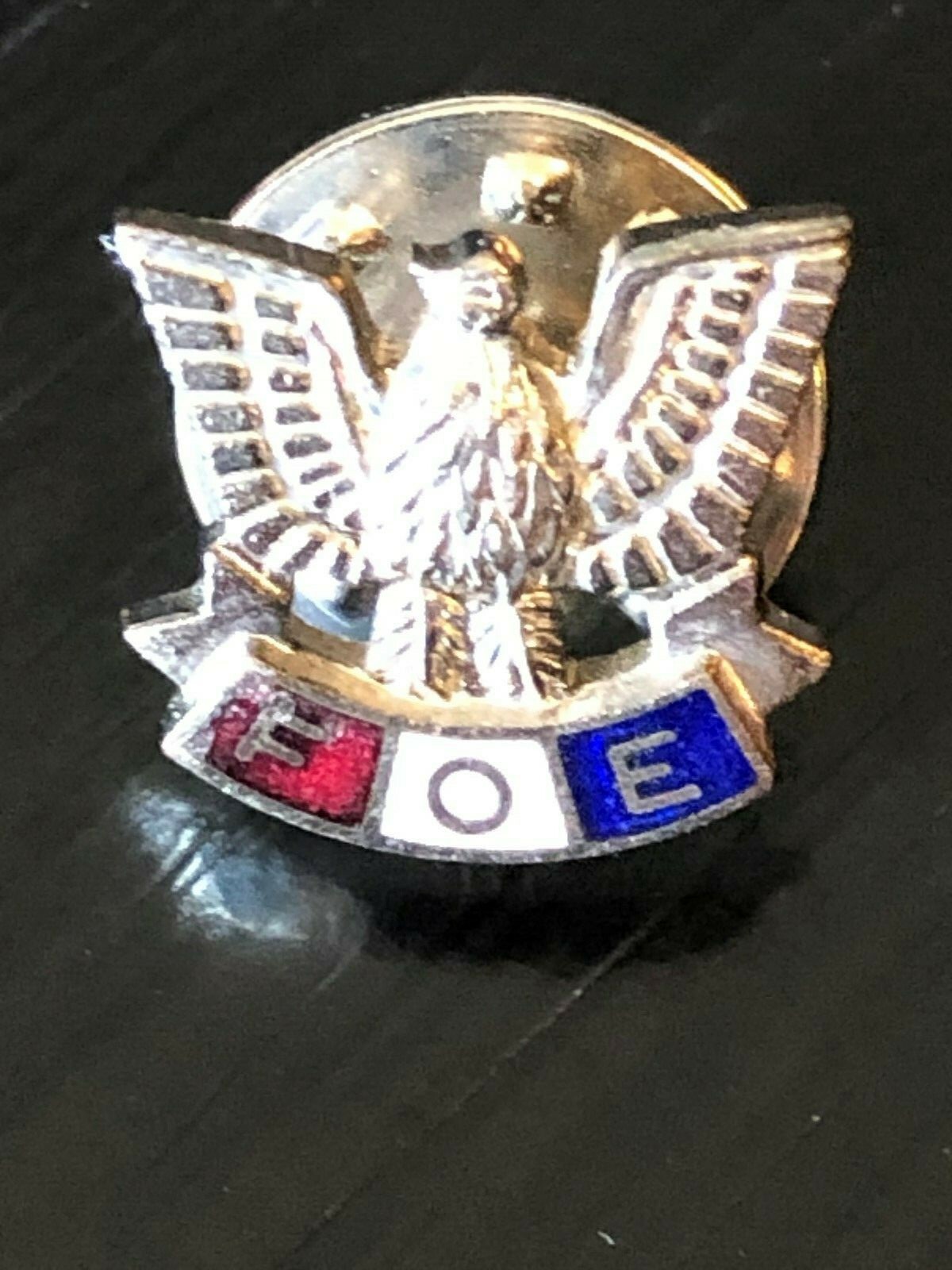 Vintage Collectible FOE Eagle Metal Pinback Lapel Pin Hat Pin | eBay