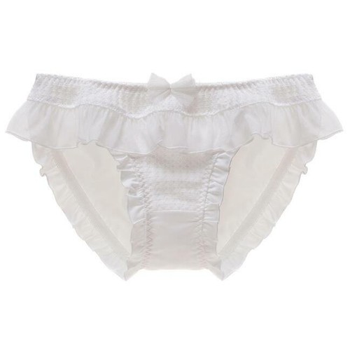 Japanese Girls Women Cotton Panties Ruffled Briefs Underwear Underpant ...
