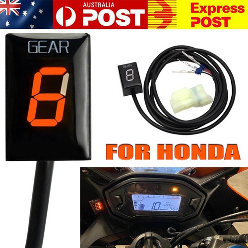 Motorcycle 1-6 Speed LED Gear Indicator Display For HONDA CBR CBF NC ...