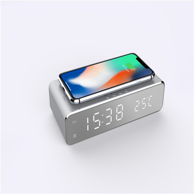 Wireless Charging Alarm Clock With Thermometer | eBay