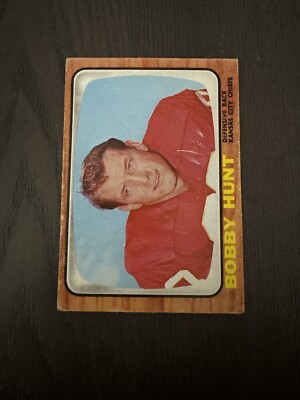 1966 Topps #71 BOBBY HUNT Kansas City Chiefs Football Card | eBay