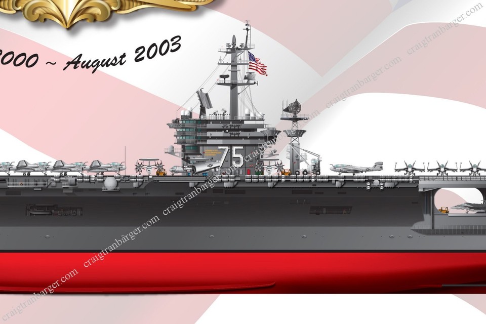 CVN75,aircraft,carrier,USS,Harry Truman,f18,hornet,ea6b,prowler,e2 ...