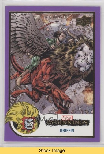 2022 Upper Deck Marvel Beginnings Vol 2 Series 1 Purple Griffin #55 ...