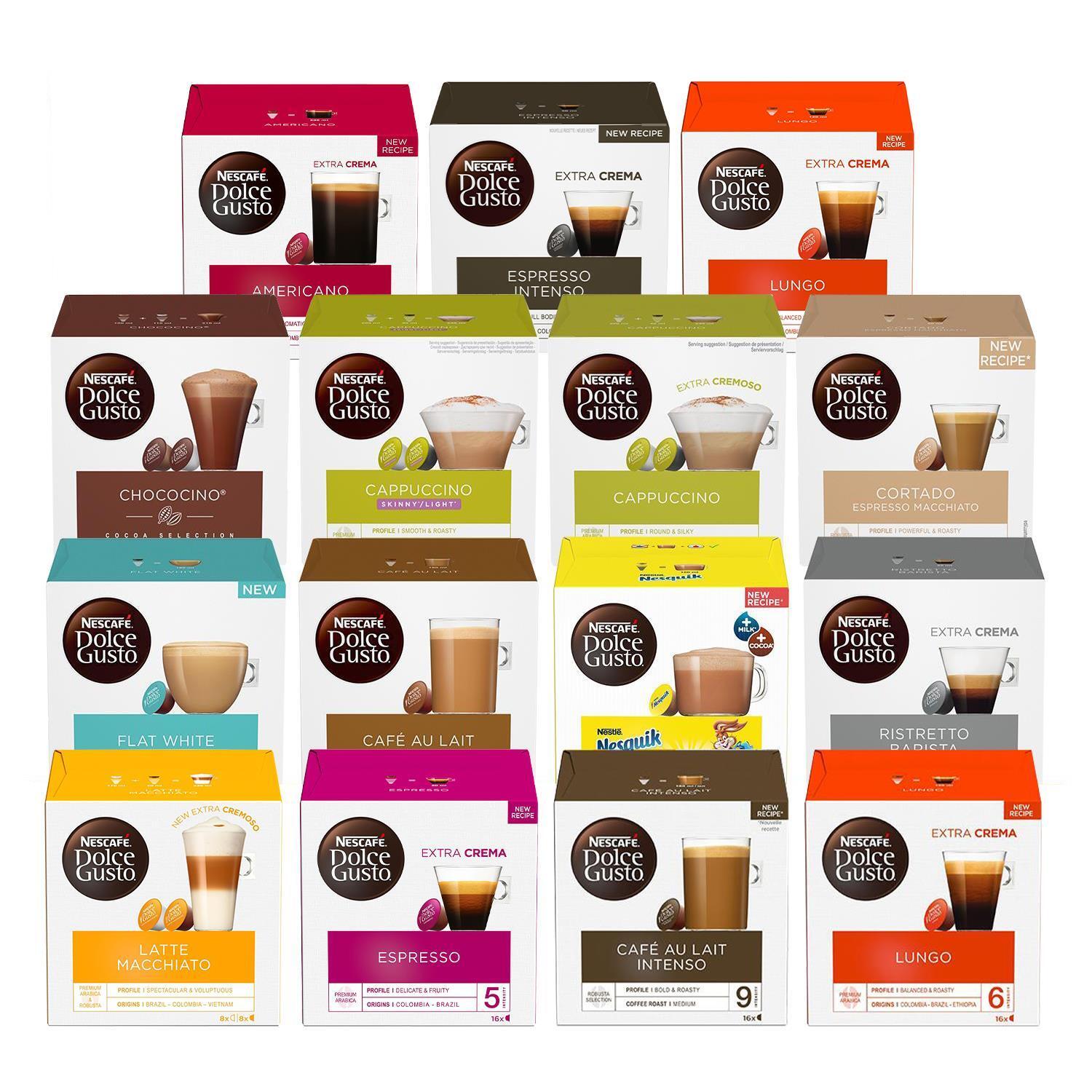 Nescafe Dolce Gusto Coffee Pods 6 Boxes (96 drinks) | eBay