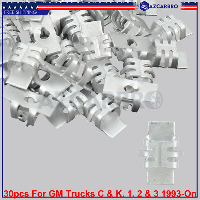 30pcs For GM Chevrolet Cadillac Radiator Grille Nut 11570654, 15686142 ...