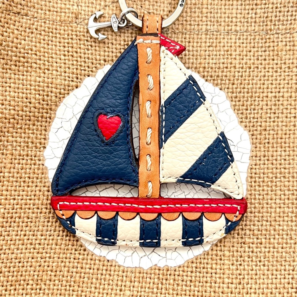 BRIGHTON Leather Handbag Charms Fobs Key Chains NWT $45-50 | eBay