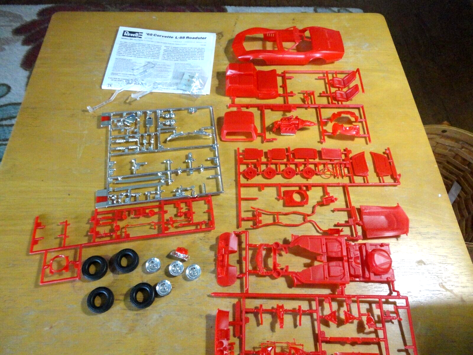 1988 REVELL Model '68 CORVETTE L-88 Kit #7159 | eBay