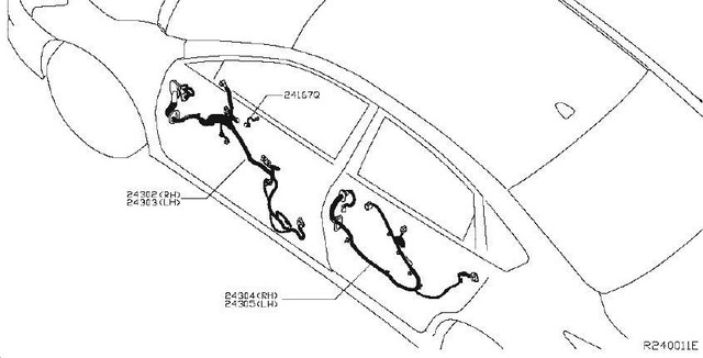 Genuine Nissan Harness-sub Lamp 24030-3ta0a for sale online | eBay