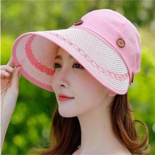 Floppy Collapsible Sun Hat Straw Beach Face Shade Hat Women | eBay