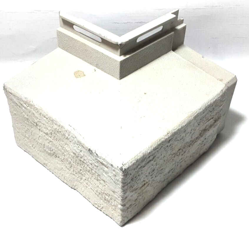 Onyx By Novik 5" inch Outside Vinyl Siding Ledge Corner Mortar Gray NOS ...