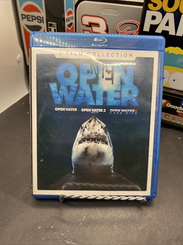 Open Water 3 Film Collection Blu-Ray Horror Movie Set Adrift Cage Dive ...