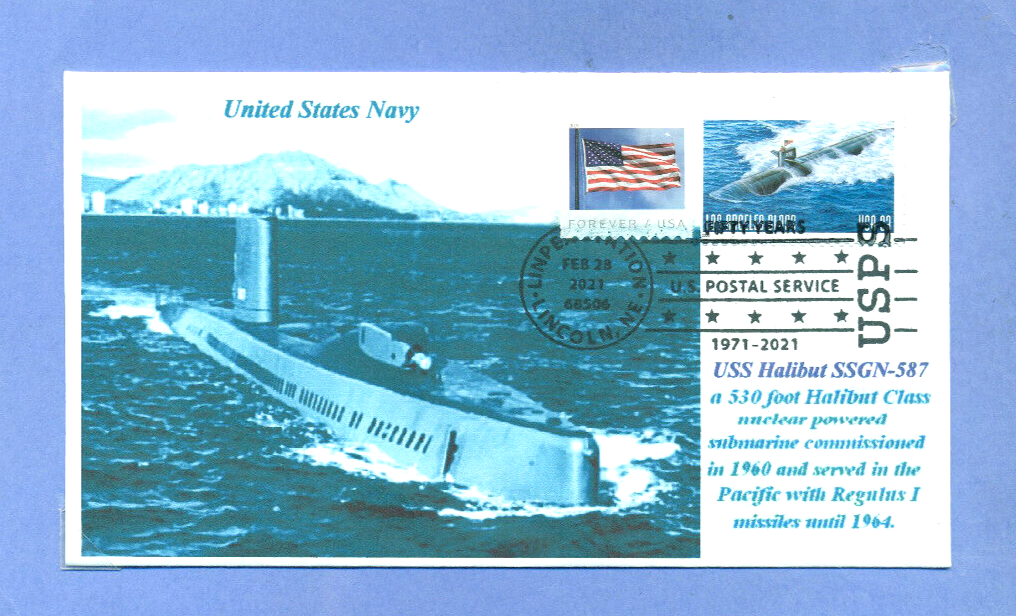 Halibut Class Submarine Nuclear Submarine USS Halibut (SSGN 587). Part
