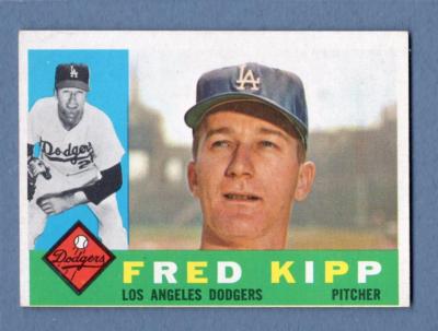 1960 Topps #202 Fred Kipp EX-MT GO240A | eBay