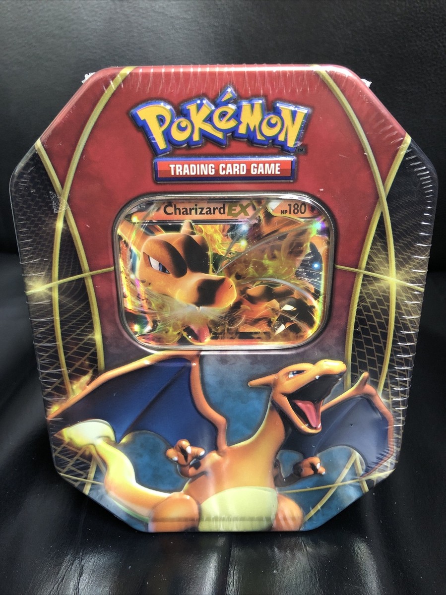 Méga Charizard Ex Tin TCG Pokemon SV4.5 Paldean Fates Big Tin