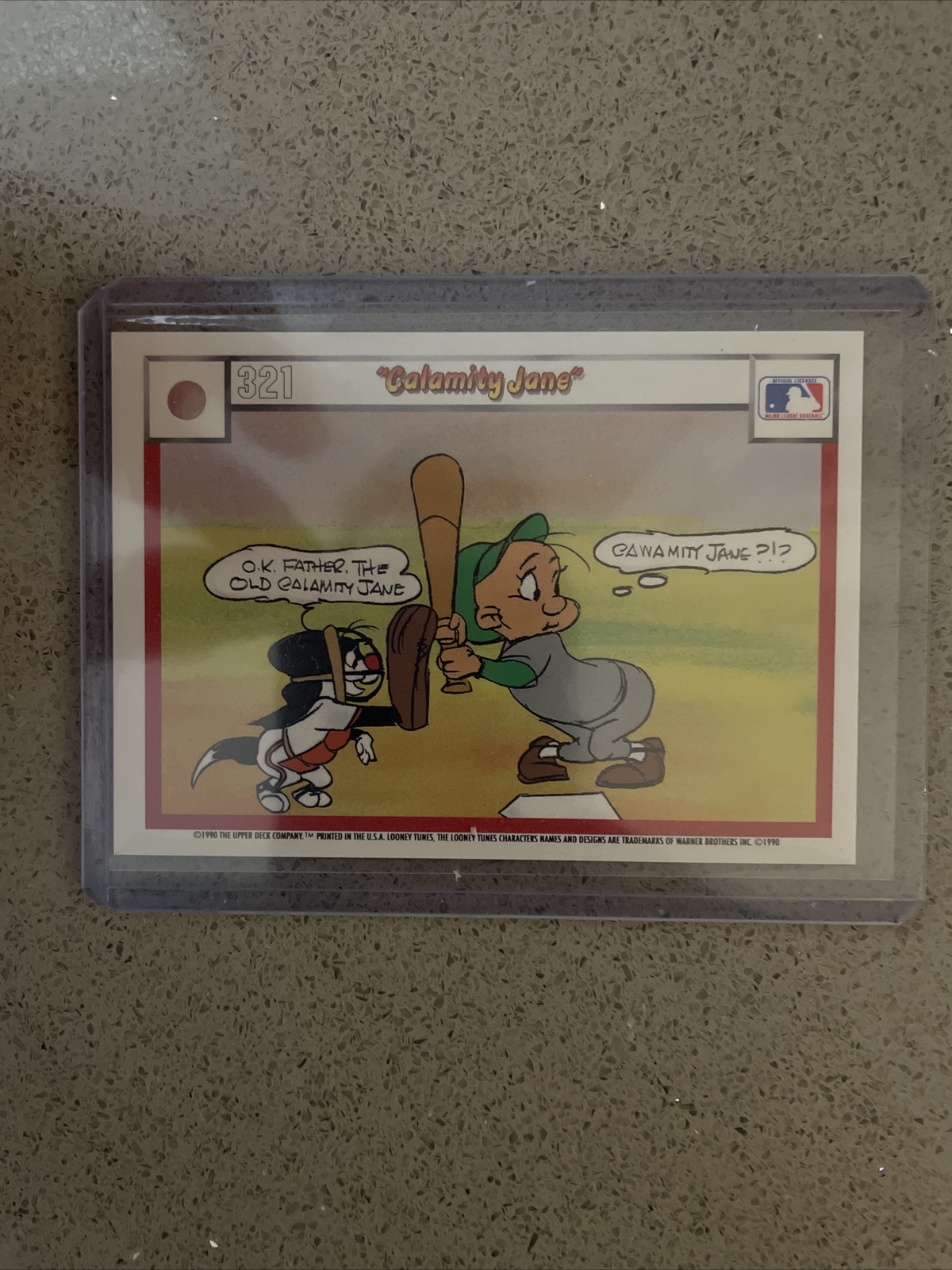 1990 Upper Deck Looney Tunes Calamity Jane Card #312 And #321 RARE ...