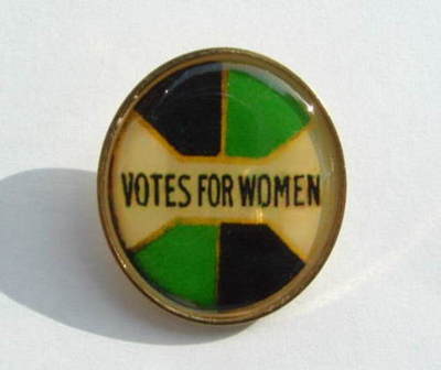 Suffragette Badge Brooch Suffragettes Votes for Women Circle Post Free ...