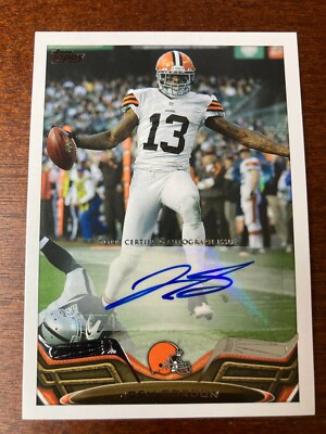 Josh Gordon Auto Topps 2013 Autograph Rare | eBay
