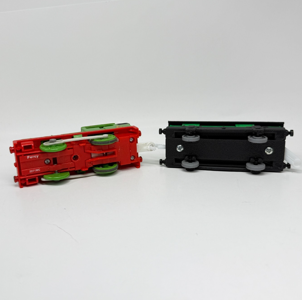 Thomas & Friends Trackmaster Percy Motorized Train Engine + Custom Mail ...