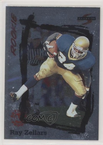 1995 Score Rookie Red Siege Artist's Proof Ray Zellars #244 Rookie RC ...