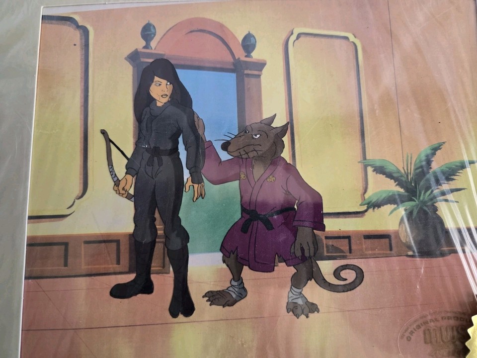 TEENAGE MUTANT NINJA TURTLE 1980s Animation Production Cel, Master ...