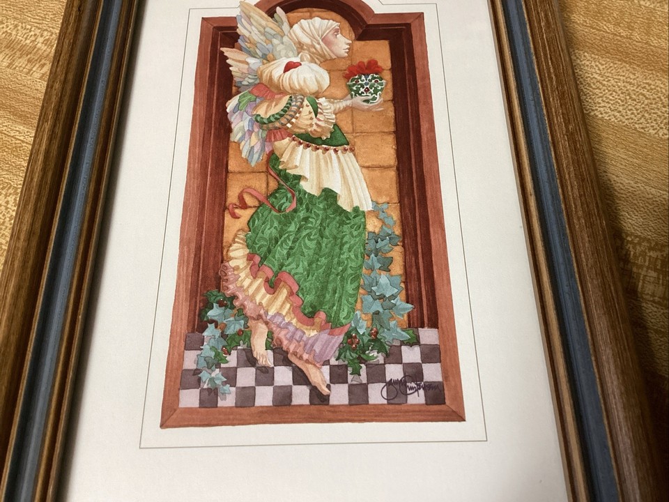 The Angel’s Gift James Christensen Framed Art Print Signed Whimsical ...