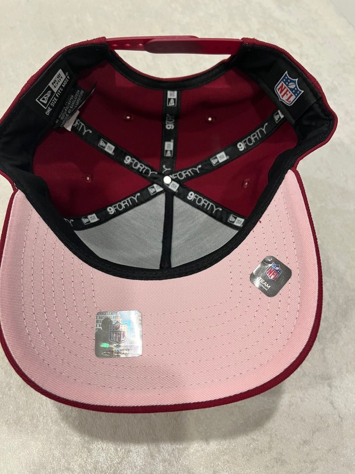 WASHINGTON COMMANDERS Maroon Bling Hat: Hand-Jeweled SWAROVSKI Crystals ...