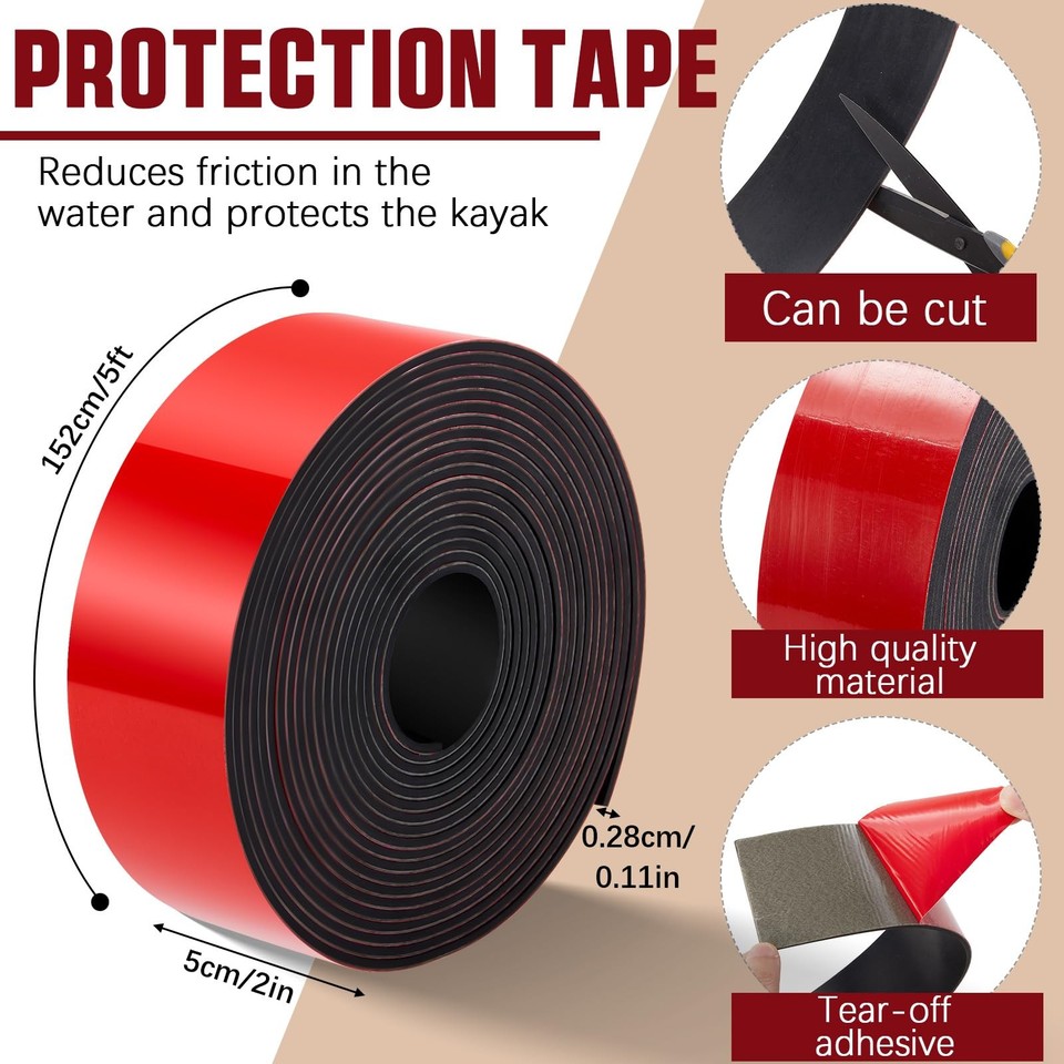 Keel Guard Self Adhesive DIY Kayak Keel Guard for Fiberglass Boat ...