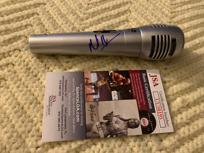 Rapper Nelly Signed Mic Microphone JSA Authentication COA | eBay