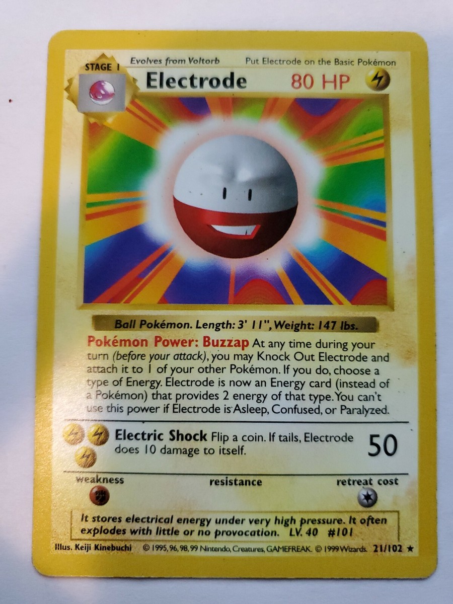 Electrode Pokemon Card Jungle