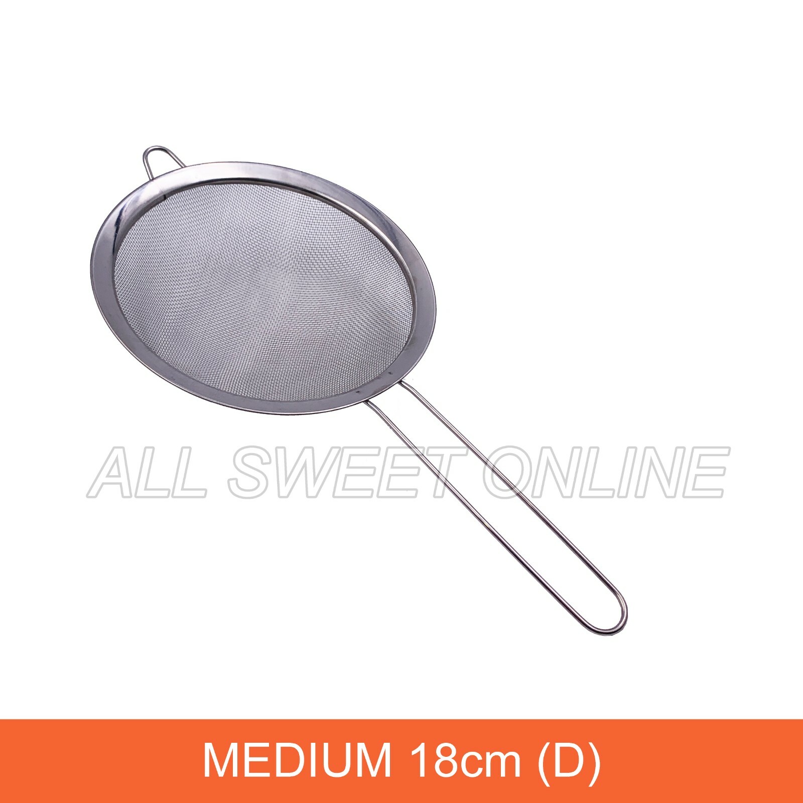 18cm Sieve Strainer Stainless Steel Wire Mesh Flour Food Griddle Hand Kitchen AU | eBay