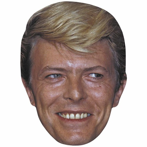 David Bowie (80s) Celebrity Mask, Flat Card Face | eBay
