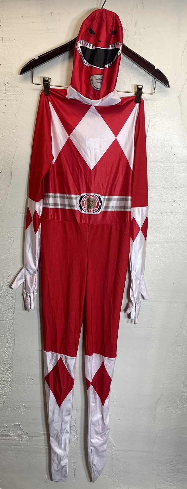 Red Ranger, Power Ranger Body Costume, Kids size XL - Gem