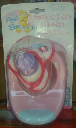 Baby Peek A Boo - Potty & Bottle Collection - Plush Figure Milk Pipi ...