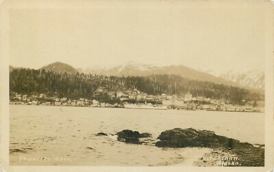 KETCHIKAN, ALASKA - PANORAMIC VIEW - OLD REAL PHOTO POSTCARD | eBay
