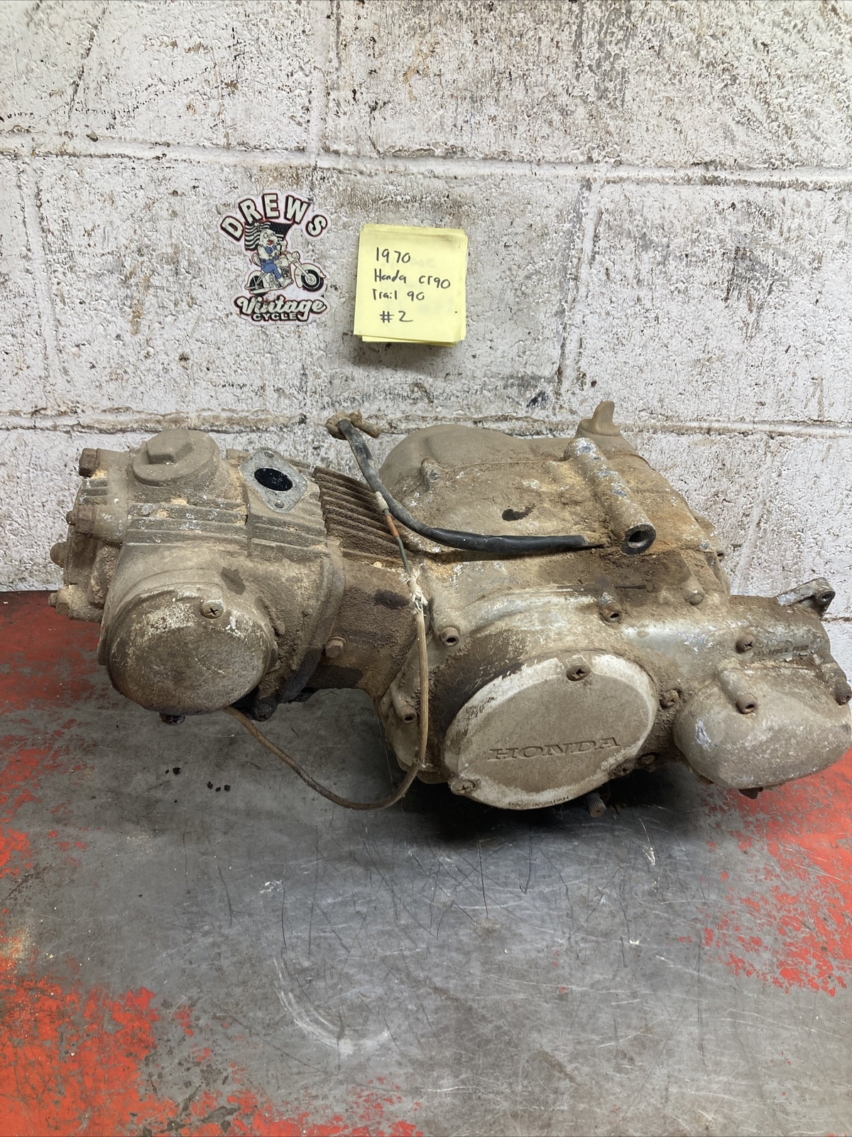 1970 Honda CT90 Trail 90 Engine Complete Turns Over | OE | Vintage Part