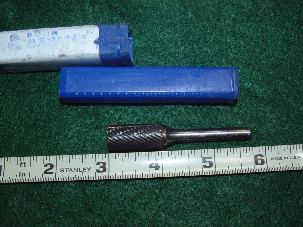 Burr Monster Barrel double cut Shank Dia 1/4"X1 1/2, Head Dia 1/2 ...