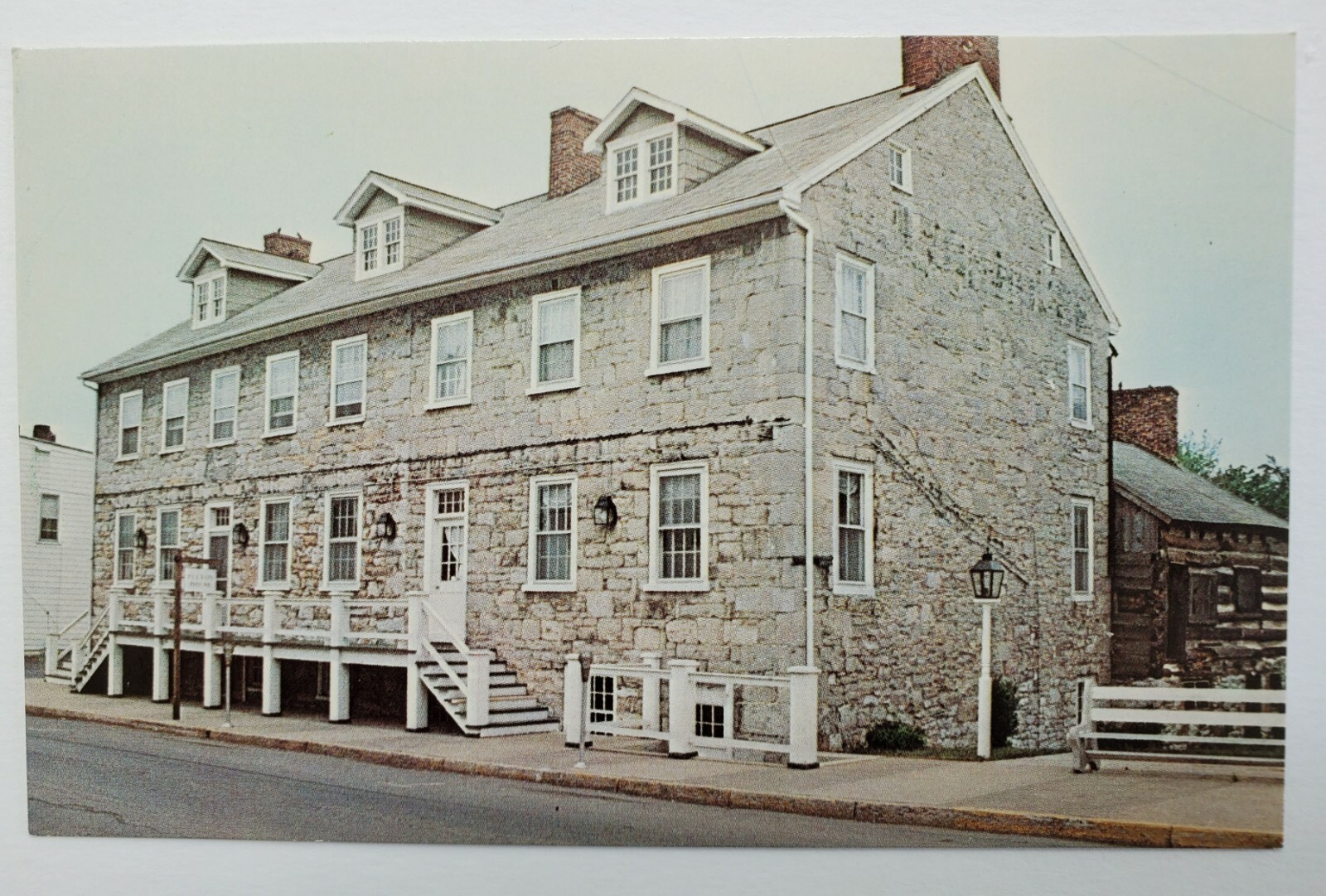 McConnellsburg, PA Fulton House Stage Tavern & Hotel (1793) Chrome ...