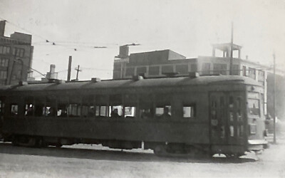 North Shore Line CNS&M Dinky Line Street Car Vintage 1950 Snapshot ...