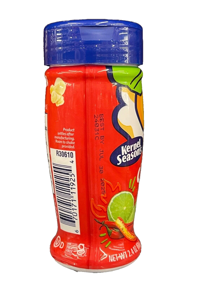 NEW KERNEL SEASON'S CHILE LIMON FLAVOR POPCORN SEASONING 2.4 OZ BOTTLE ...