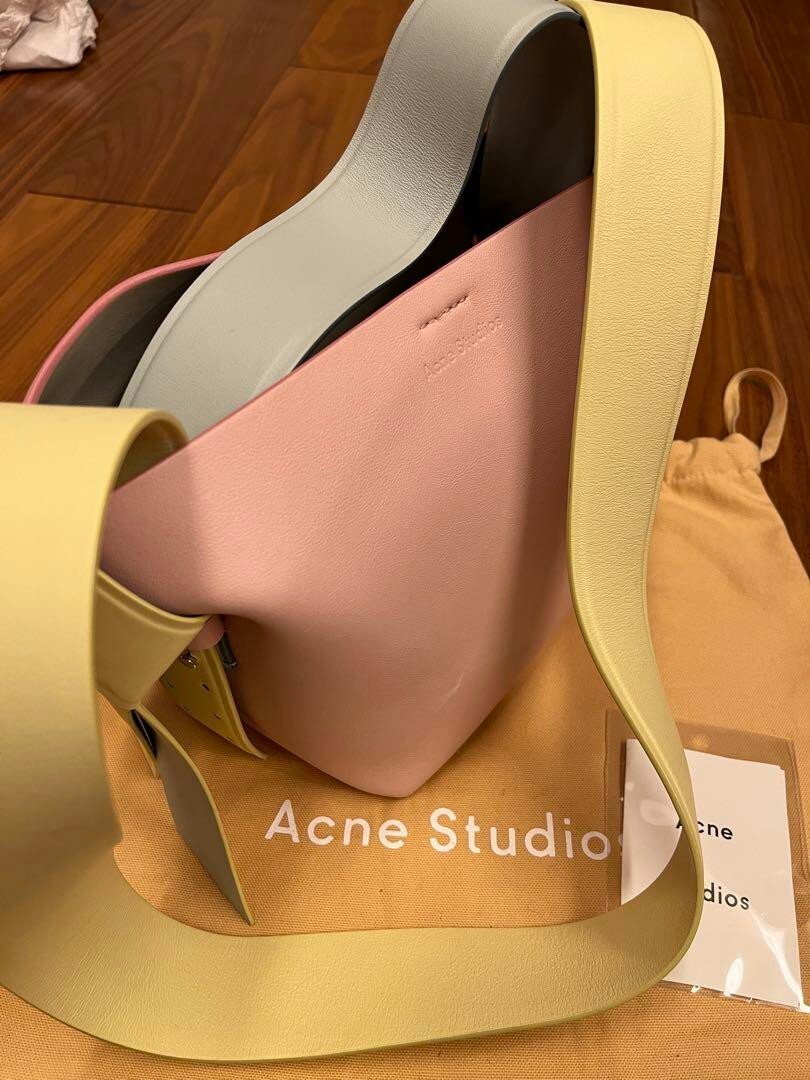 Acne Studios Musubi Mini 2way Leather Shoulder Bag Pi… - Gem