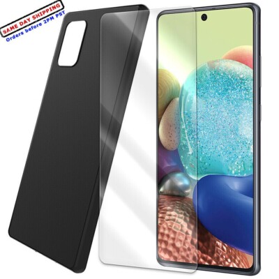 Screen Protector+Crystal Clear TPU Shell f Samsung Galaxy A71 5G SM ...