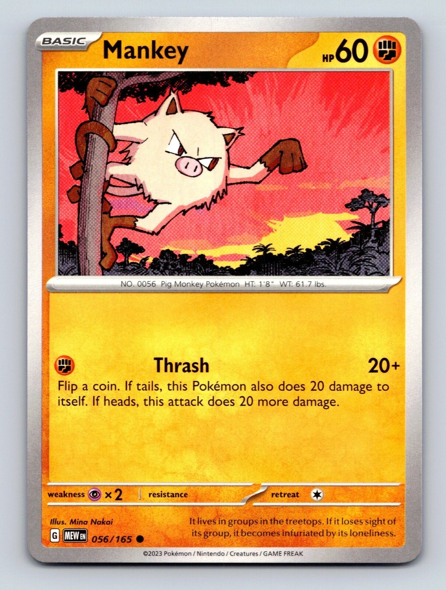 Pokemon Mankey Attack