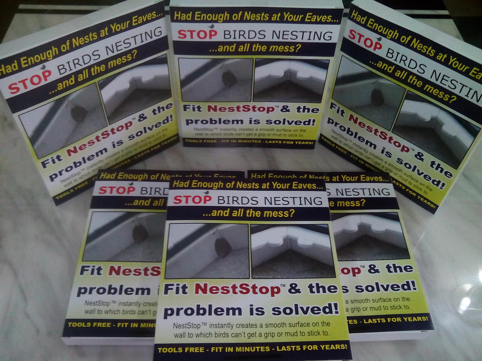 Stop Birds Nesting at Eaves with Neststop® Harmless To Birds Nest ...