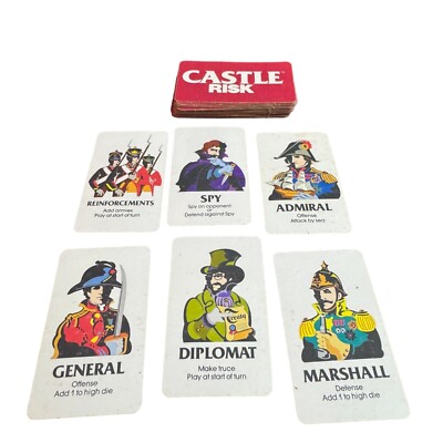 Castle Risk Vintage Board Game Cards and Instructions only | eBay