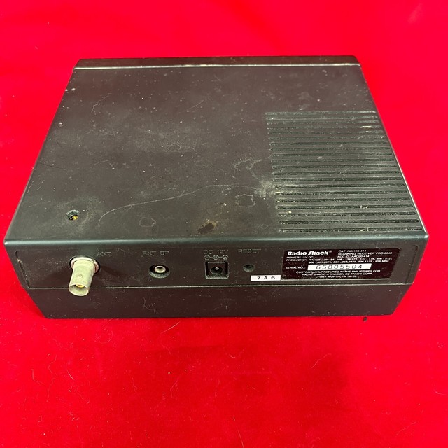 Radio Shack Pro-2040 100 Channel Hyperscan 800mhz Scanner Receiver for ...