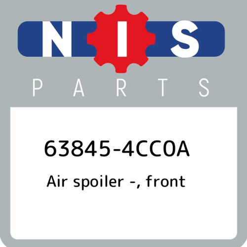 63845-4CC0A Nissan Air spoiler -, front 638454CC0A, New Genuine OEM ...