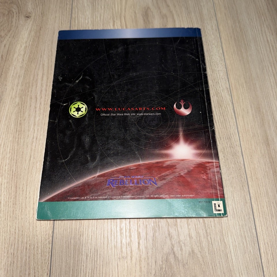 Star Wars Rebellion Game Manual Only | eBay